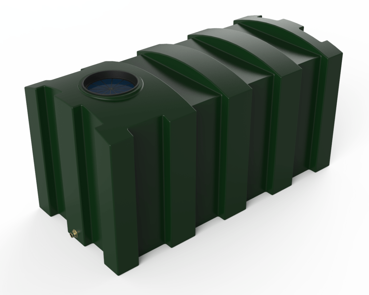 BUSHMANS 2000 UNDERDECK POLY RAINWATER TANK UV- STABILIZED 1.08W X 1 ...